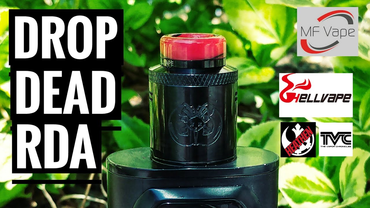 Drop Dead RDA - Hellvape, TVC & Heathen - Review, rebuild & wick - YouTube
