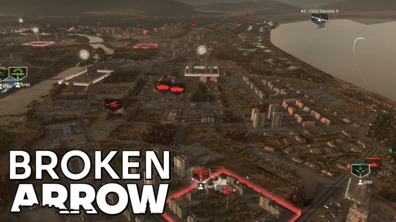 Wenn die AC- 130 kurz helfen muss in der Bucht der Winde - Broken Arrow Gameplay - YouTube