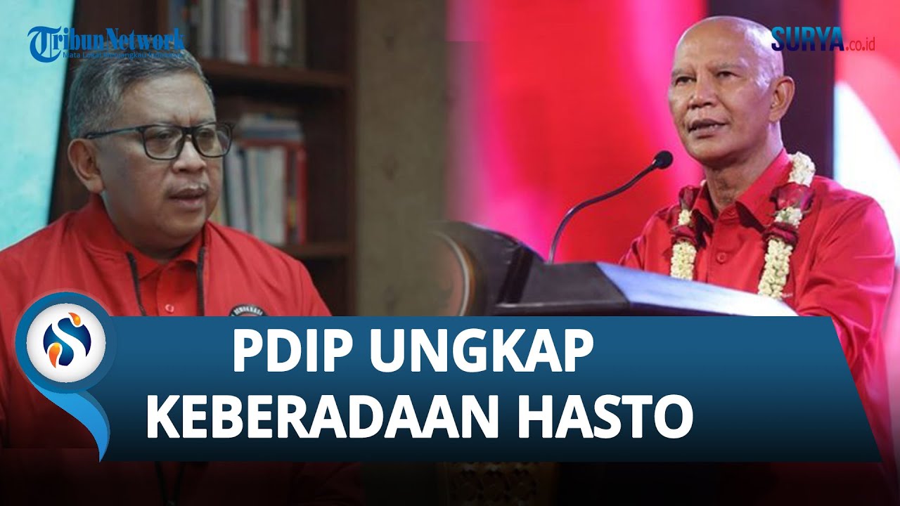 Jadi Tersangka KPK, PDIP Ungkap Keberadaan Hasto: Tidak Kemana mana, Setiap Hari ke Kantor DPP ...