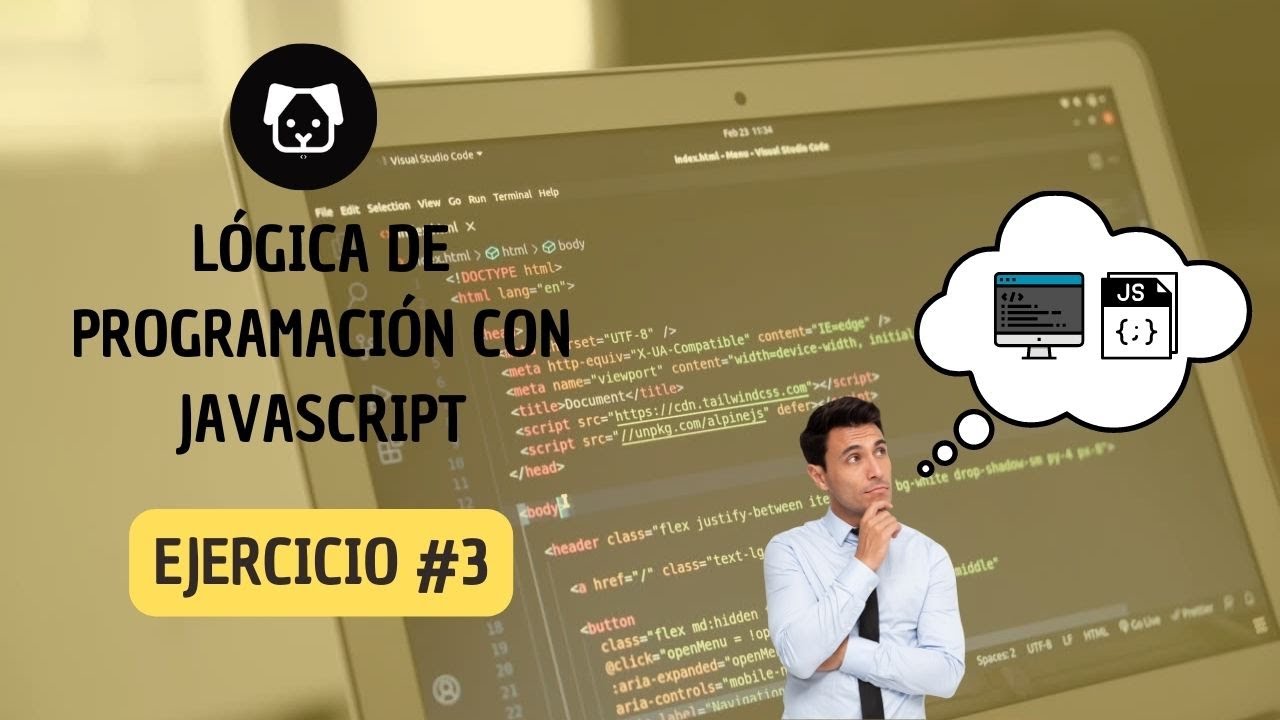 Lógica de programación con JavaScript - Ejercicio 3 #programming - YouTube