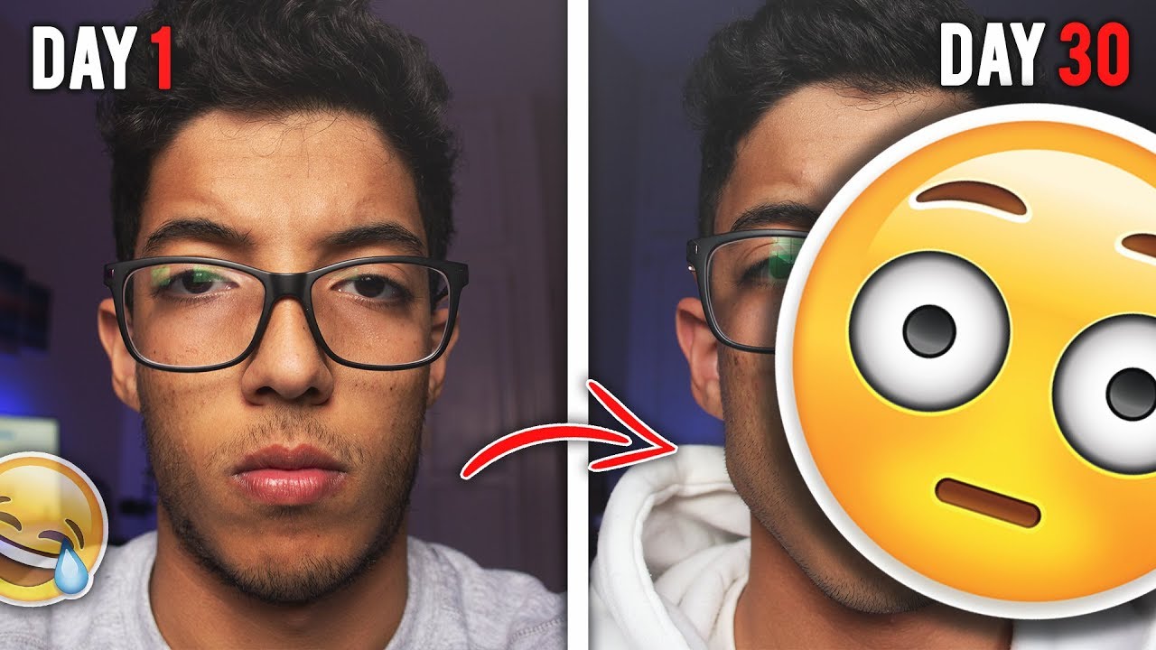 FACE TRANSFORMATION | 30 DAYS - YouTube