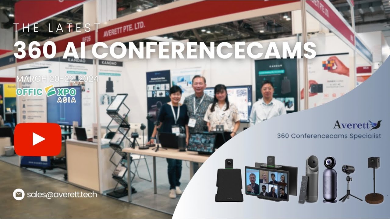 Office Expo Asia | Showcased The Latest 360 Conference Cameras - YouTube