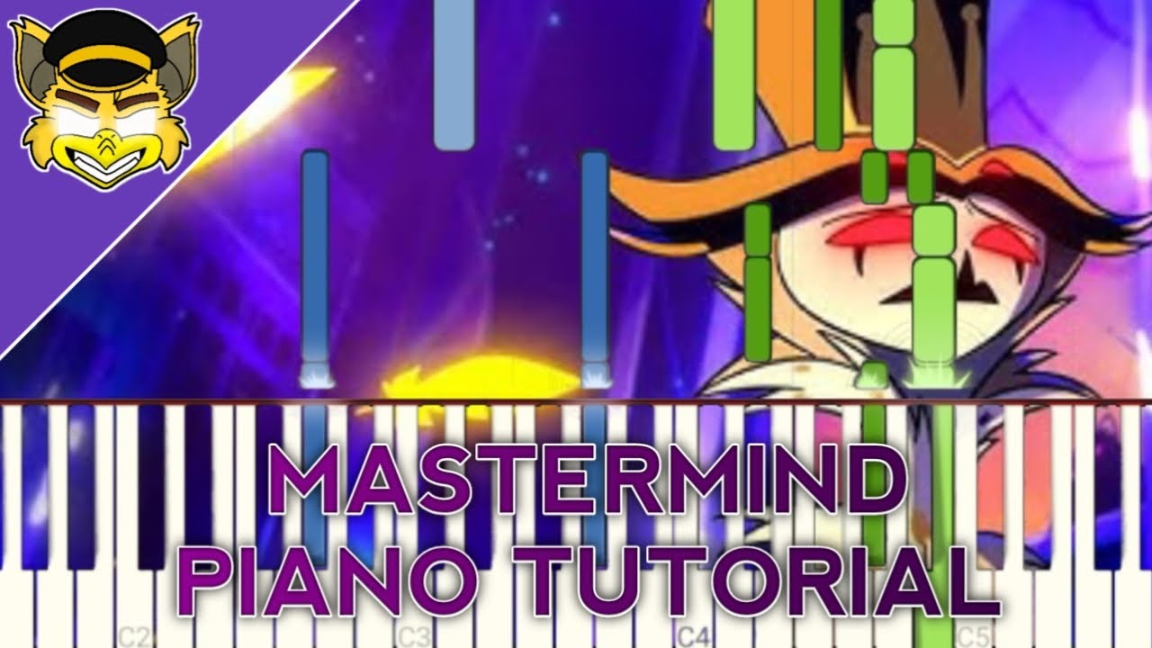 Mastermind (Piano Tutorial) | Helluva Boss | RaptorWader - YouTube