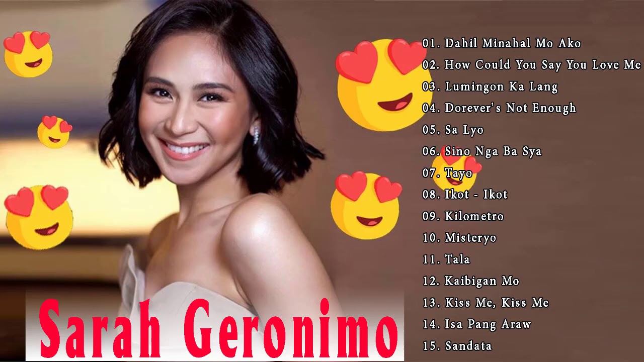 The Best Songs Of Sarah Geronimo - The Nonstop Hits 1,2 - YouTube