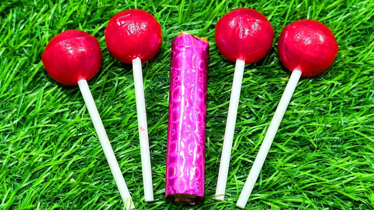 Satisfying | Rainbow Candy Lollipop Satisfying ASMR Videos - YouTube