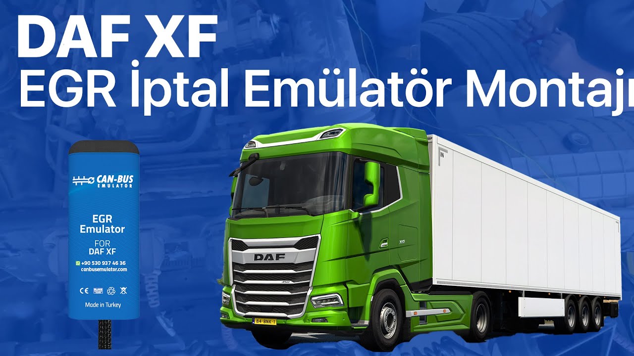 Daf XF EGR İptal Montajı - YouTube