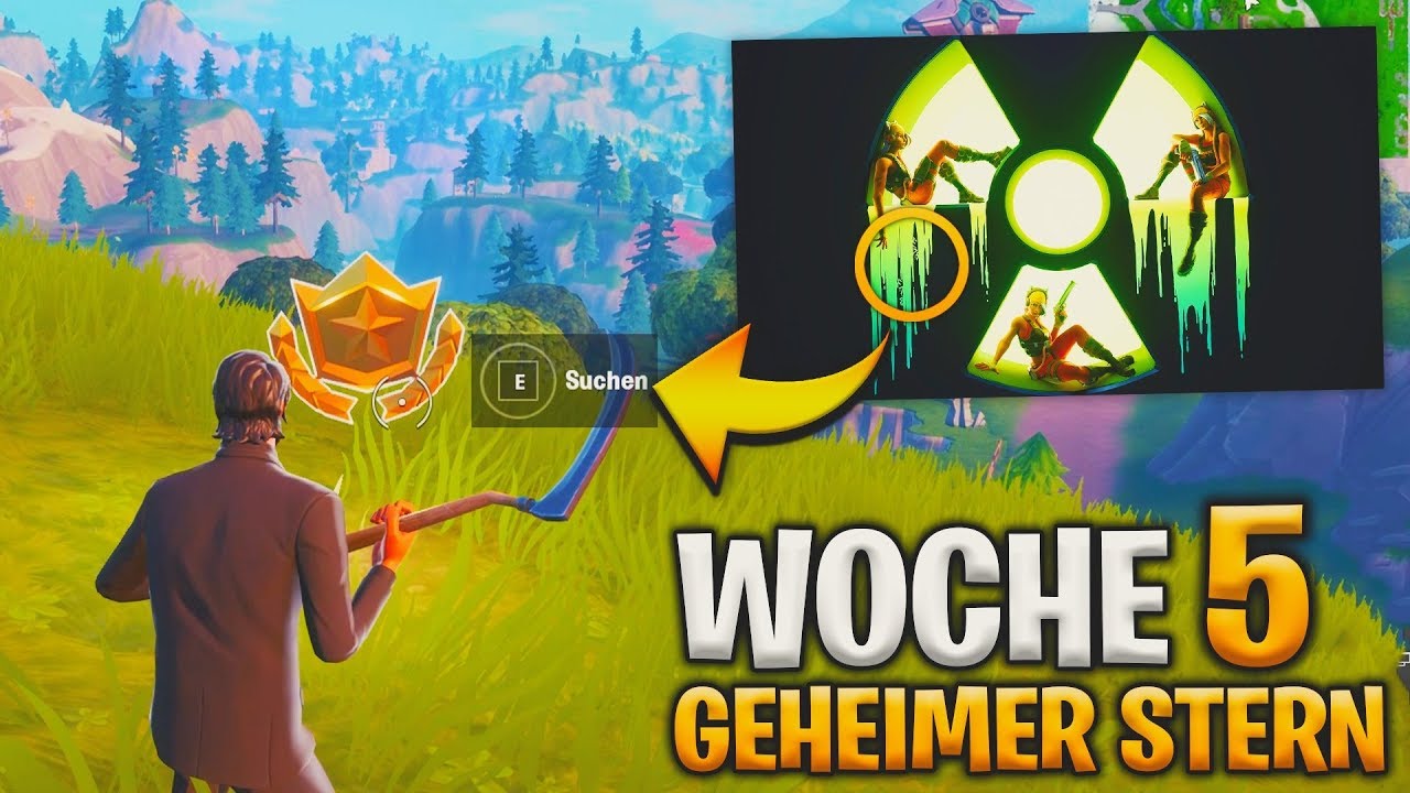 Fortnite Geheimer Battle Stern Woche 5 ⭐ Ladebildschirm 5 Season 10