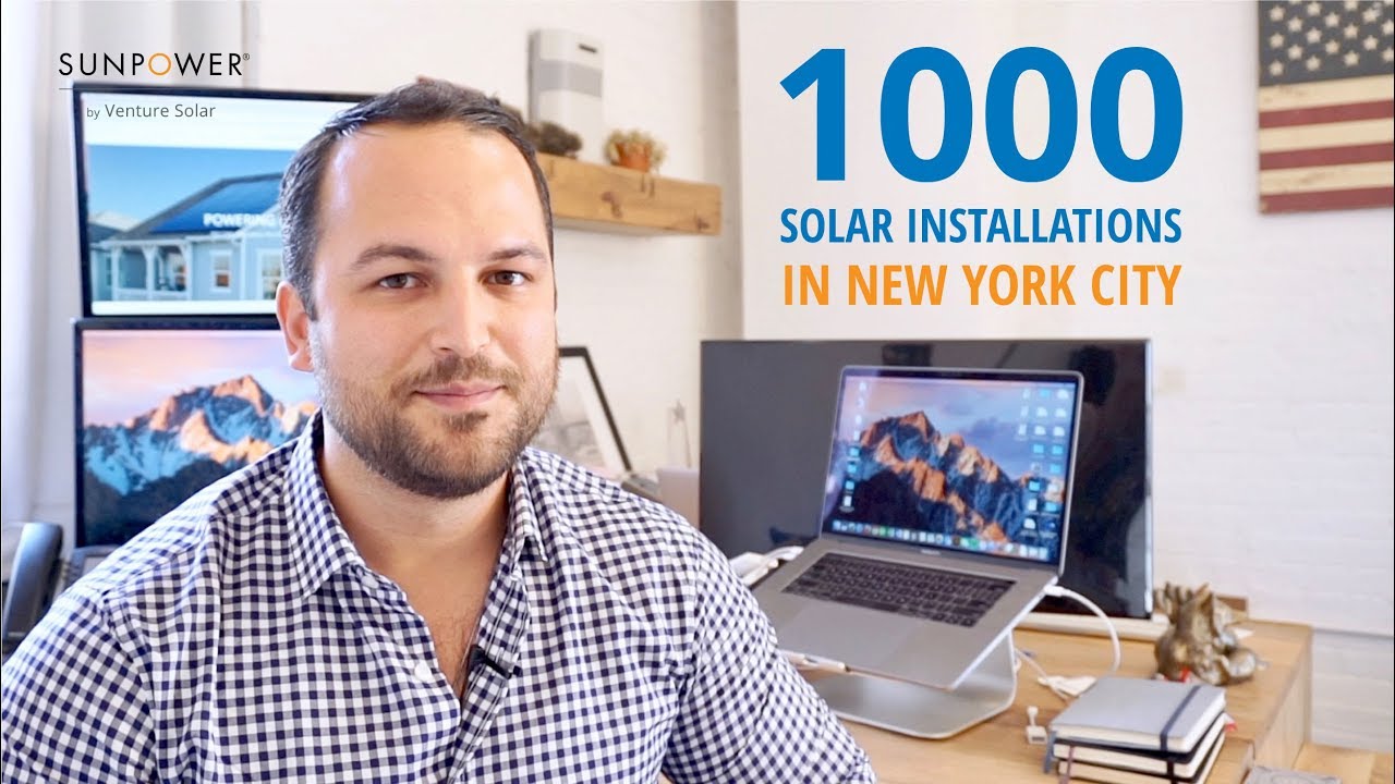1000 Venture Solar Installations in New York City - YouTube