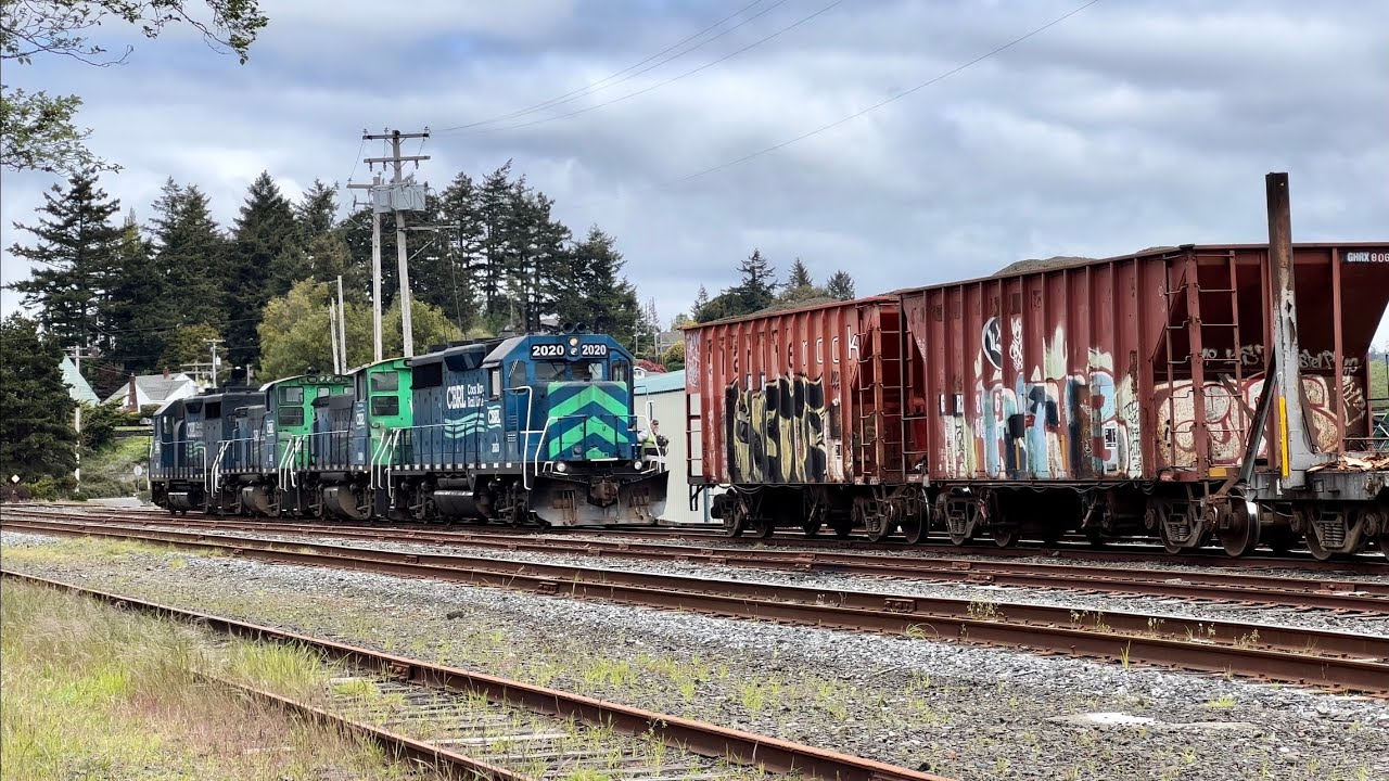 COOS BAY RAIL LINE Rails To The Beach Part 3 - YouTube