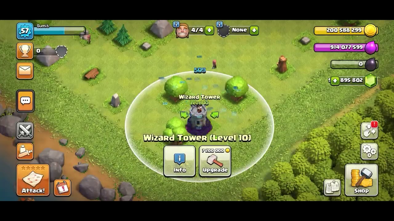 | MAXÓUT THE WIZÀRD TÖWÉR | CLASH OF CLANS (COC) | #clashofclans #coc # ...