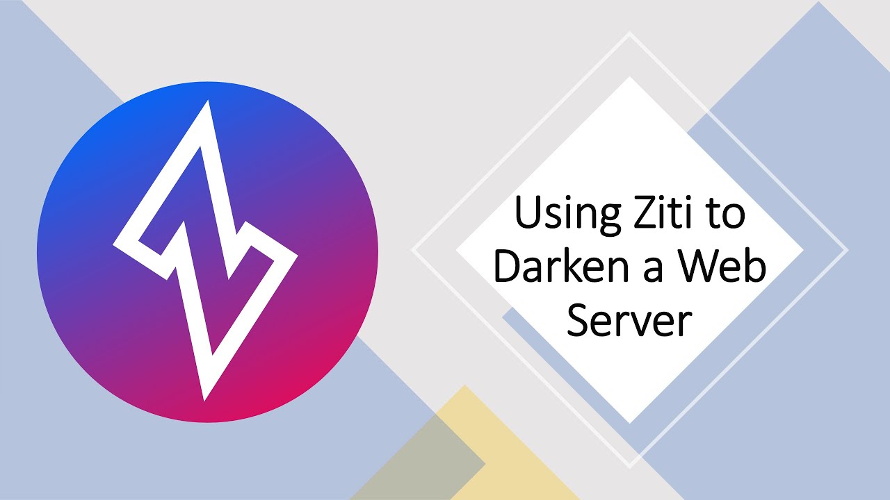 Dark Web Server via OpenZiti - YouTube