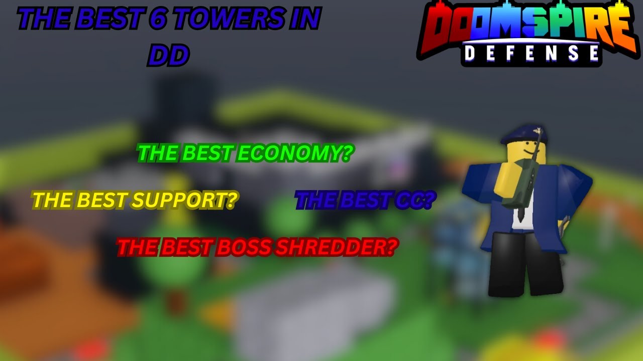 THE BEST 6 TOWERS DOOMSPIRE DEFENSE | Doomspire defense - YouTube