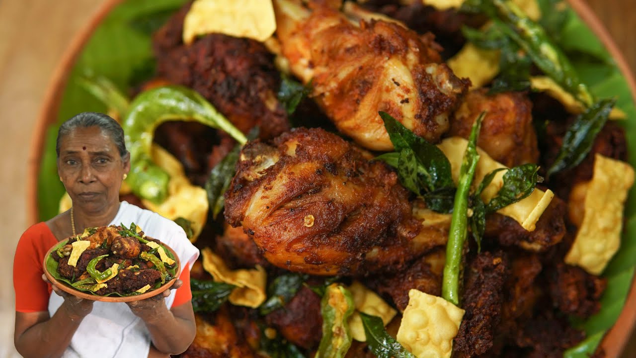 Kerala Style Chicken Fry | Thattukada Style Chicken Fry | Naadan ...