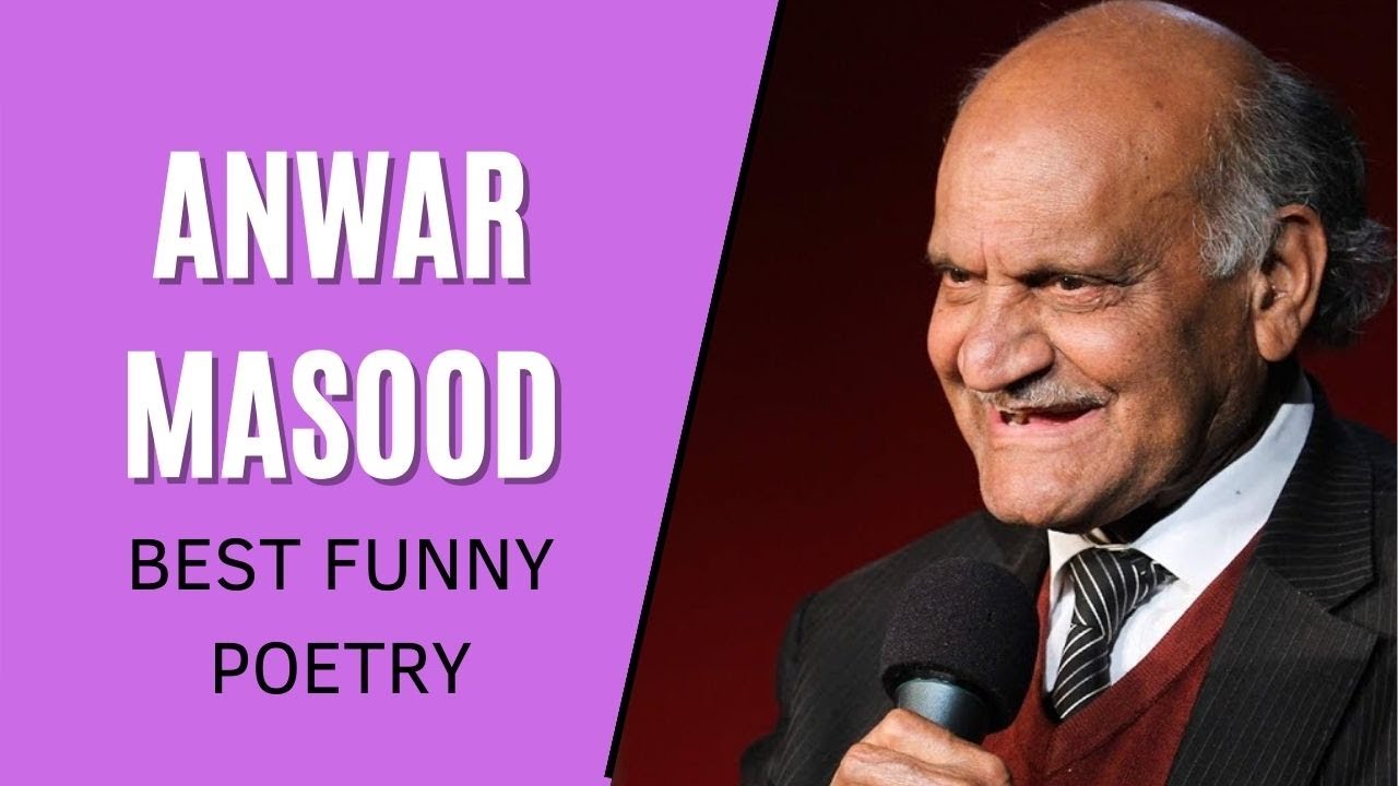Humorous poetry by Anwar Masood - YouTube