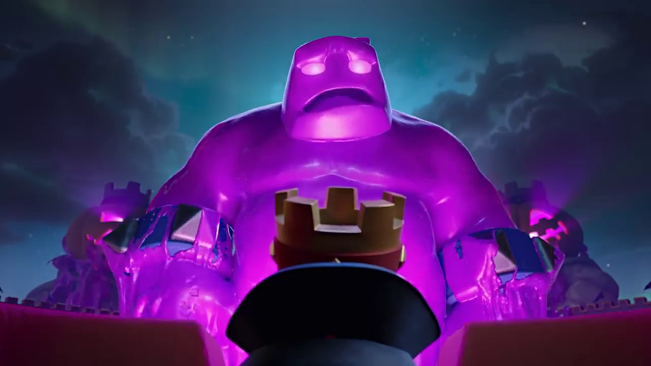 Clash Royale NEW CARD ELIXIR GOLEM! 👊 Season 4 Animation Reveal 🎃 LOL ...
