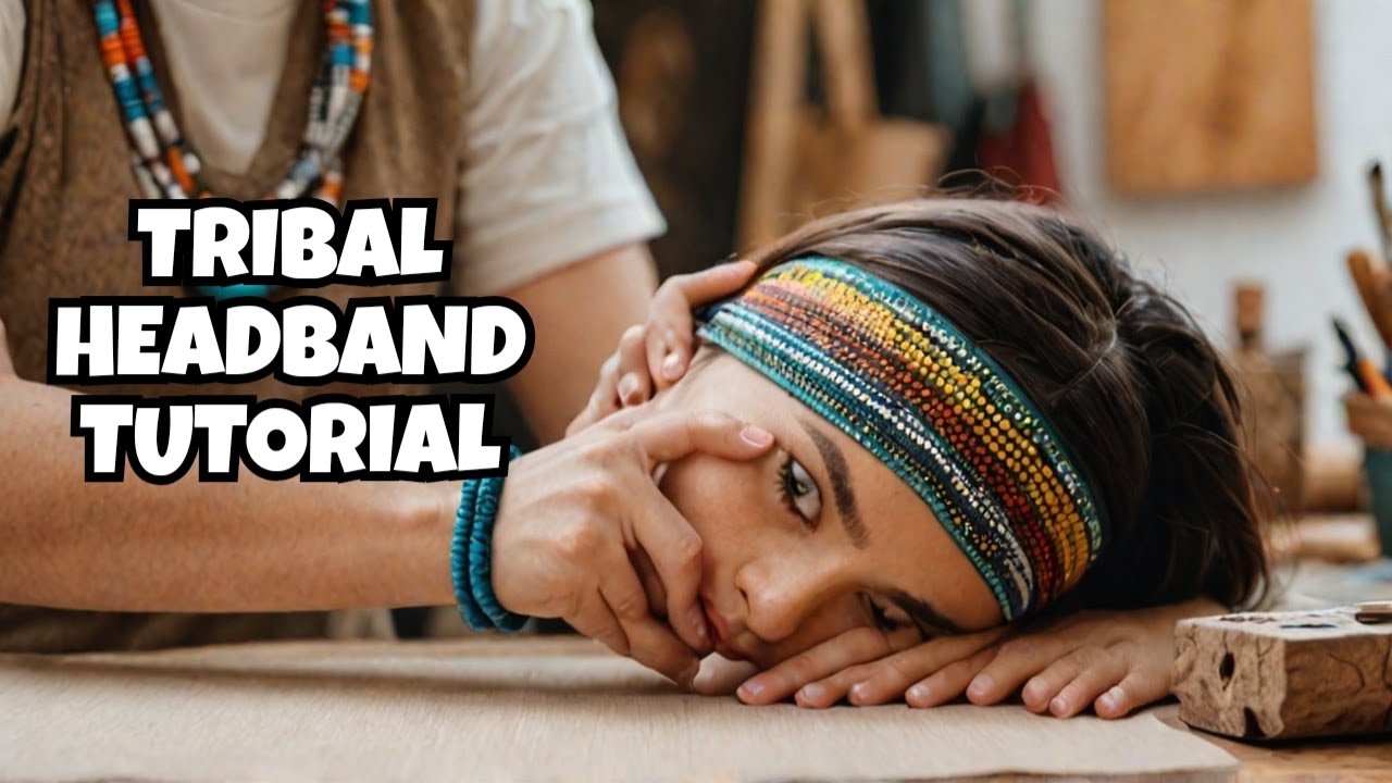 How To Make A Tribal Headband (Easy Steps) - YouTube