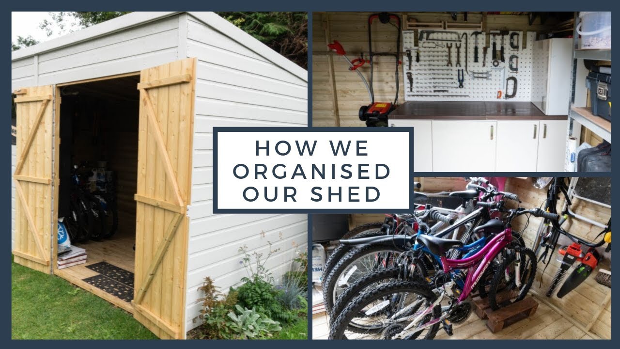 How We Have Organised Our Shed // Shed Tour // (AD) - YouTube