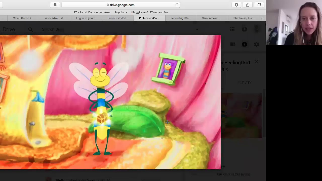 Stephanie reading the first Curious Comic Strip! - YouTube