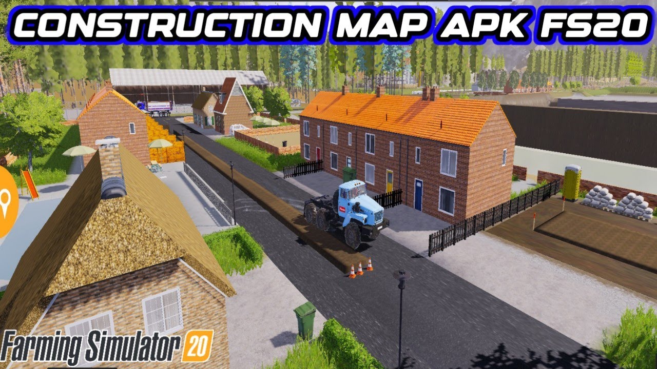 Farming Simulator 20 Construction Map Mod Apk Fs20 New Map Fs20
