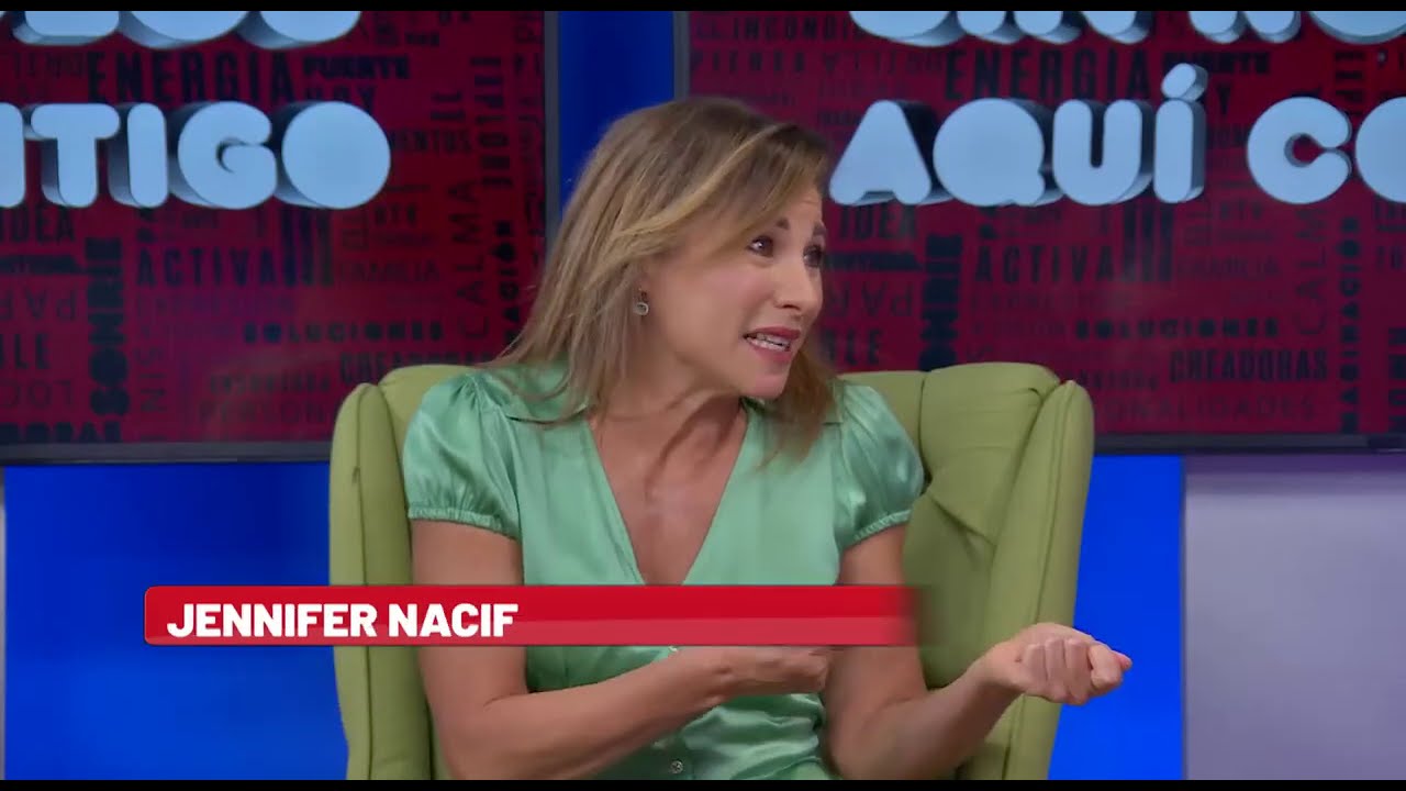 Jennifer Nacif en el programa "Aquí contigo" por El Heraldo. Con el ...