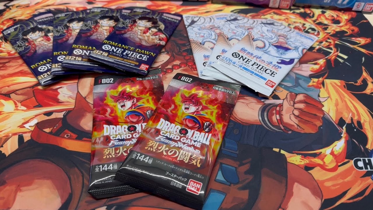 SPACCHETTAMENTO MISTO: PESIAMO ONE PIECE OP01, OP05 E DRAGON BALL ...