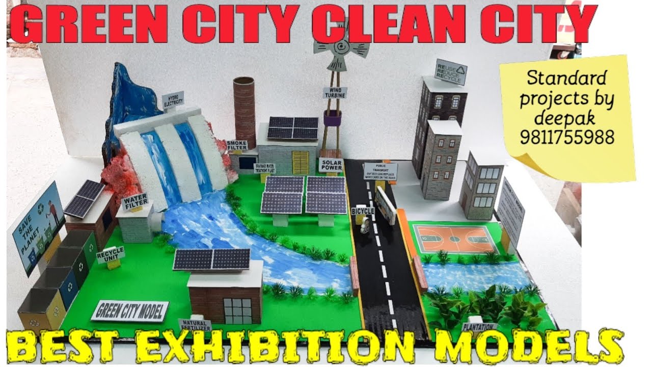 clean city green city model #schoolproject #cleancity #greencity # ...