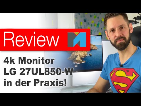🖥 4k Monitor LG 27UL850W im Praxistest: Perfekt für den Mac? - YouTube