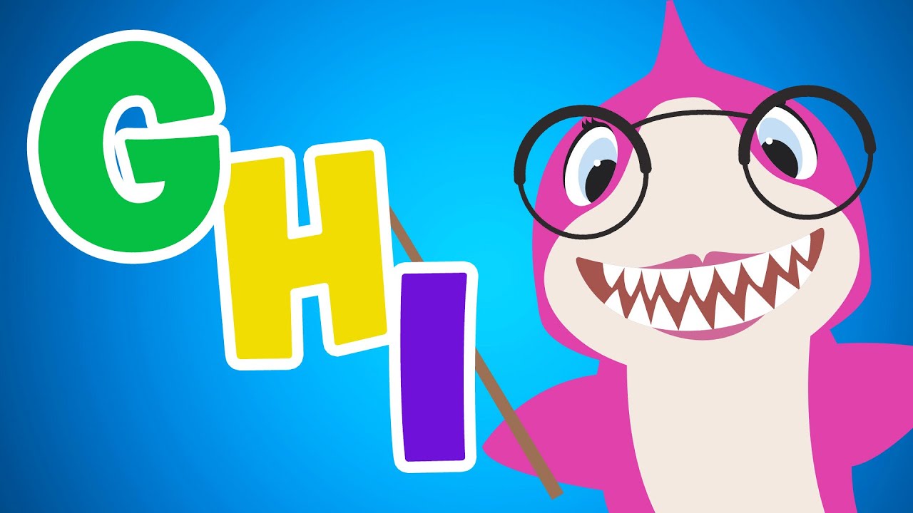 ABC Phonics Song with Baby Shark: Lesson #3 (GHI) + TWO words Per ...