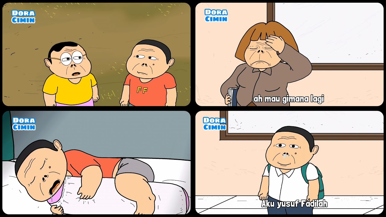 Kompilasi Uvuy Si Anak Polos - Animasi Doracimin - YouTube