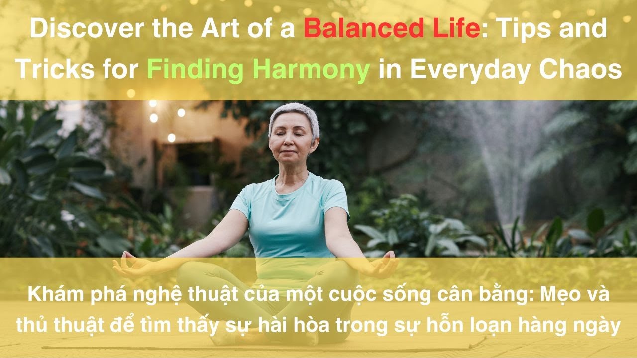 Discover the Art of a Balanced Life: Tips and Tricks for Finding ...