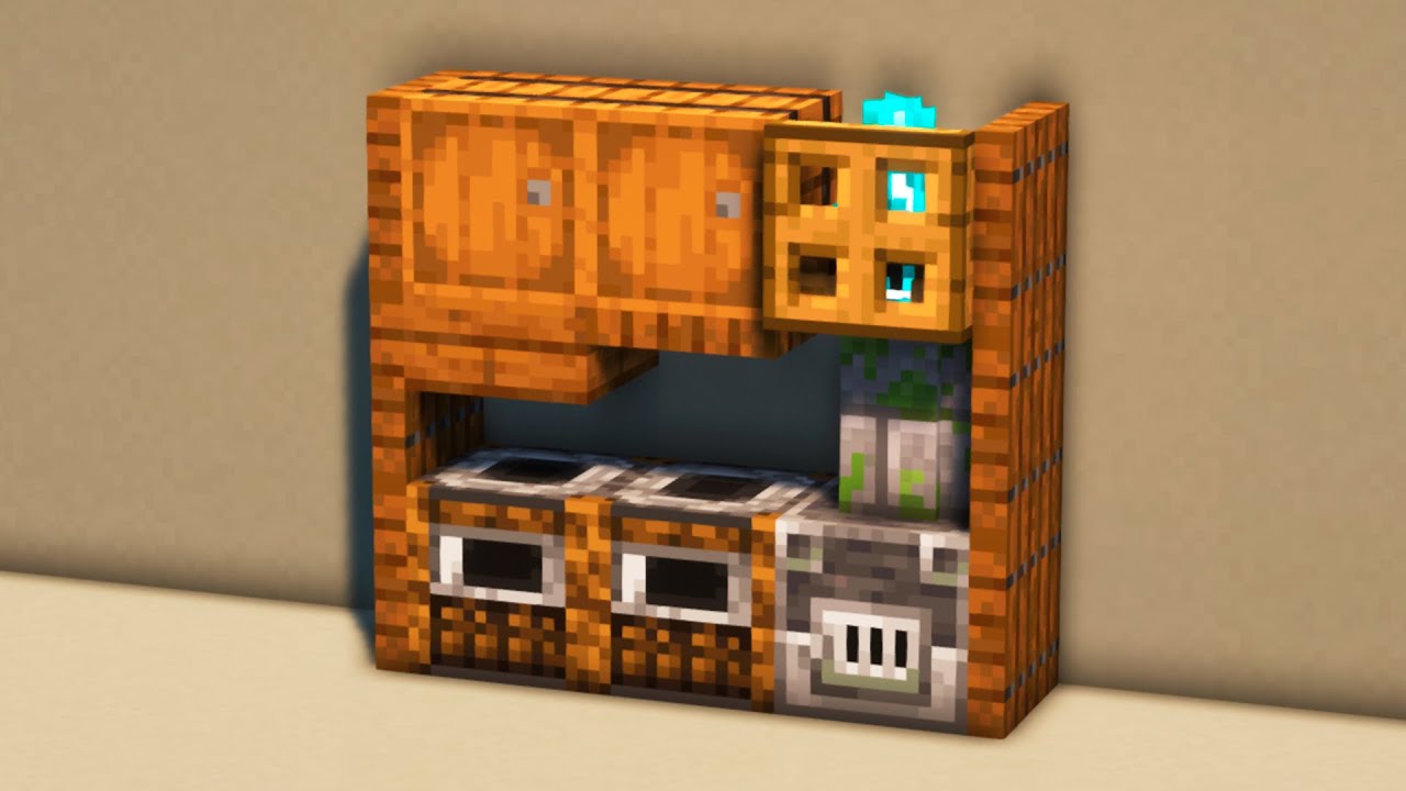 Furnace Decoration In Minecraft - YouTube