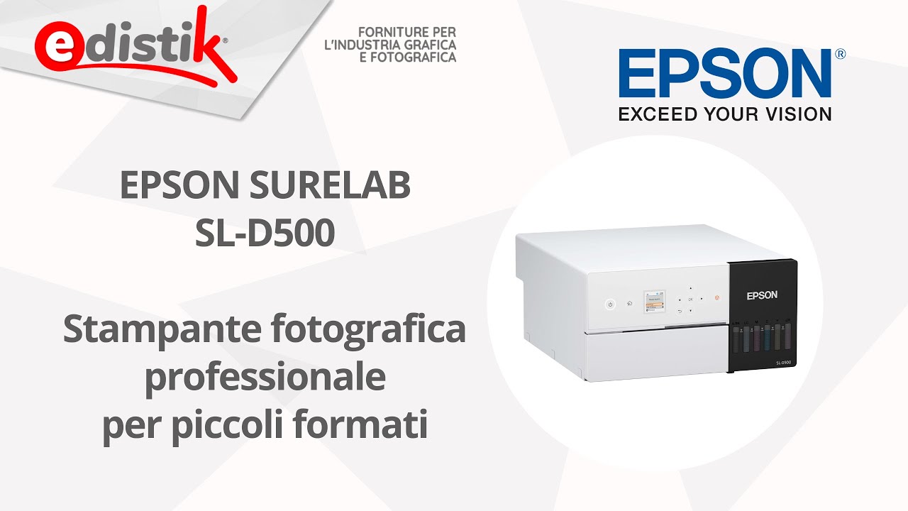 Epson SureLab SL-D500 - Stampante fotografica compatta - YouTube