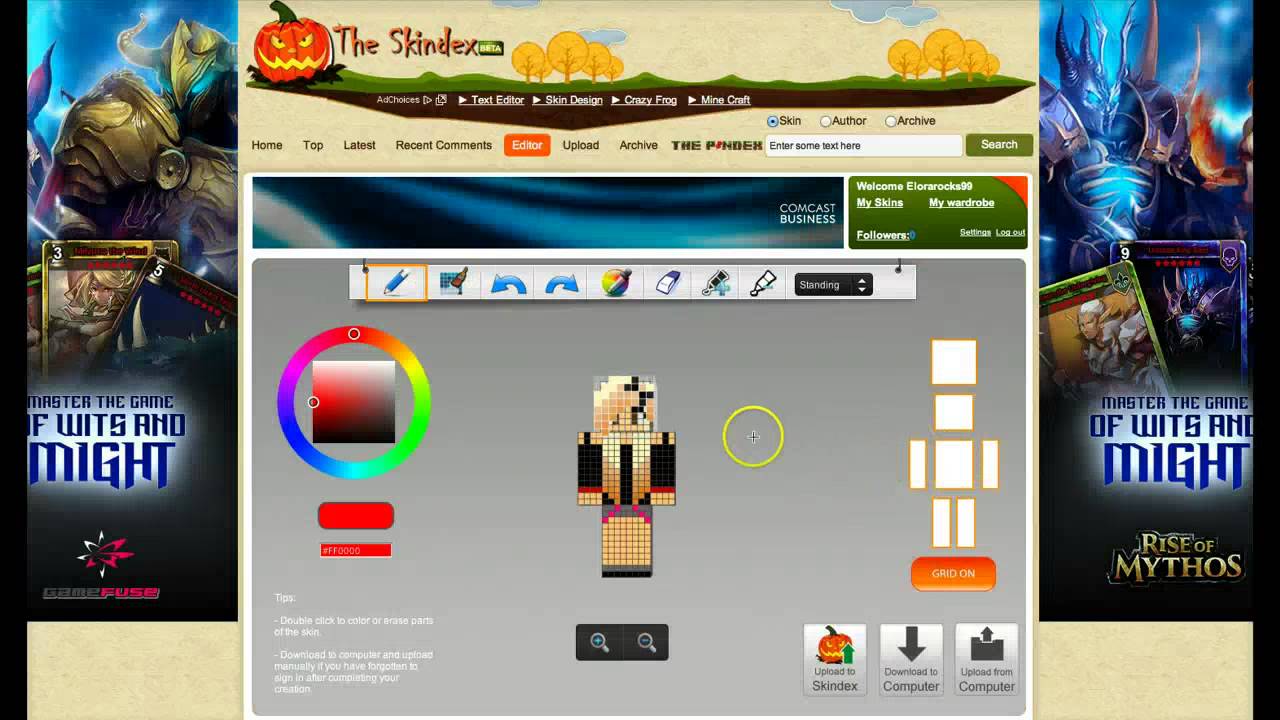 How to make your own skin - YouTube