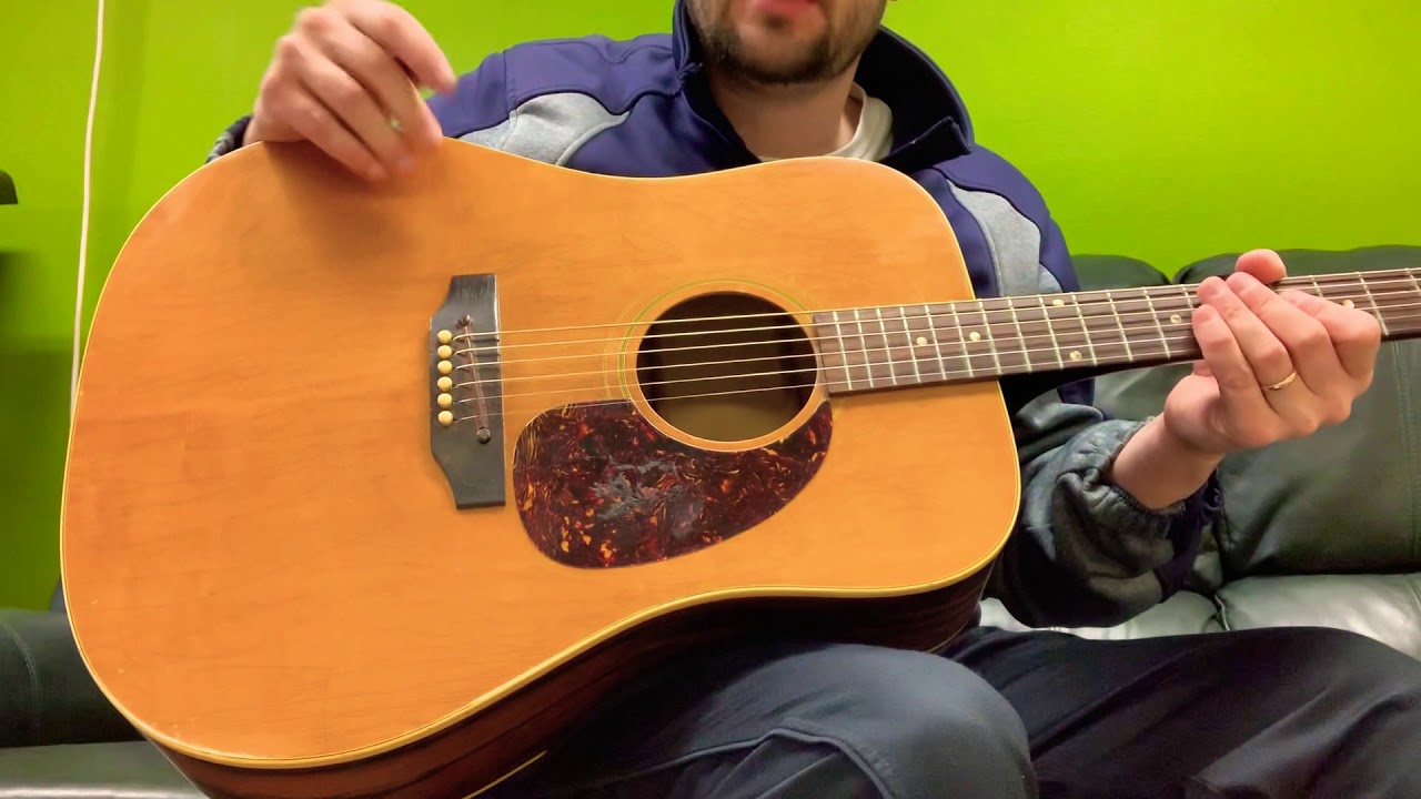 Gibson Blue Ridge Acoustic Guitar For Sale Late 1960s early 1970s - YouTube