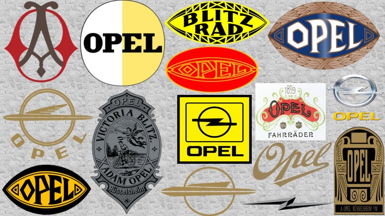 Evolution of Opel Logo 1862 - 2021 - YouTube