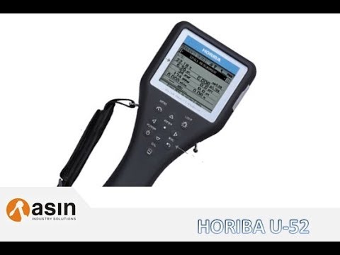 Máy đo đa chỉ tiêu nước Horiba U51, U52, U53, Asin.com.vn - YouTube
