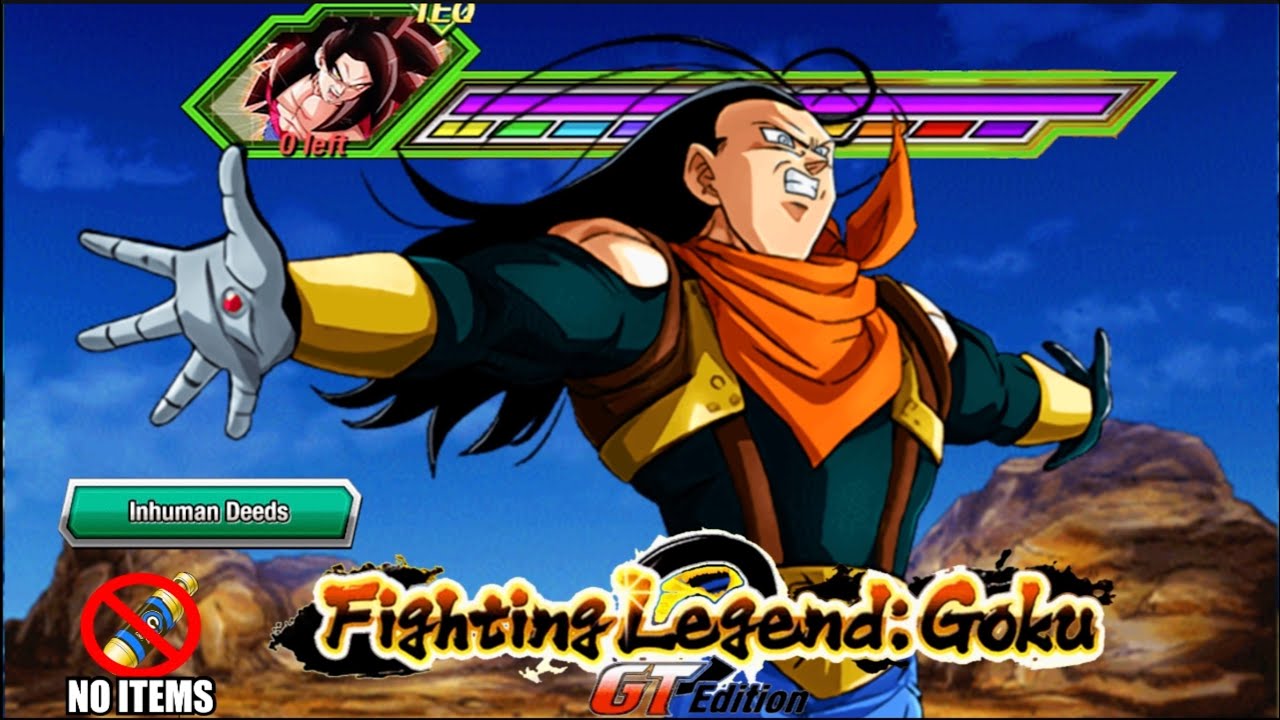 NO ITEM RUN! *NEW* LEGENDARY GT GOKU EVENT INHUMAN DEEDS MISSION BEATEN ...