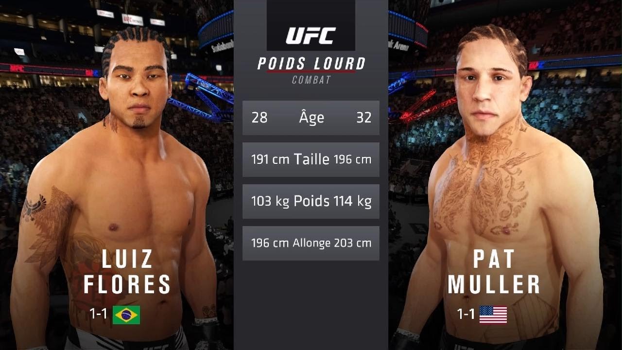 UFC 4 | Luiz Flores vs Pat Muller | Heavyweight | BL studio 35 - YouTube