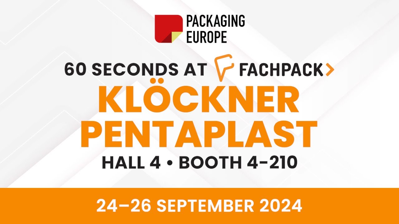 60 Seconds at FachPack with Klöckner Pentaplast - YouTube