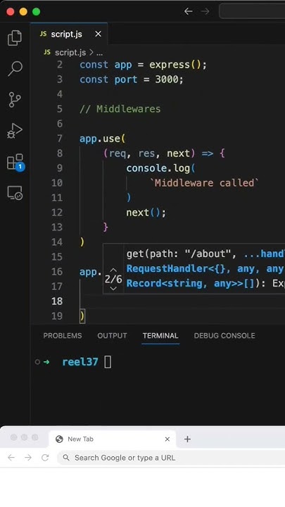 Middleware In Nodejs Shorts Youtubeshorts Coding Javascript Youtube