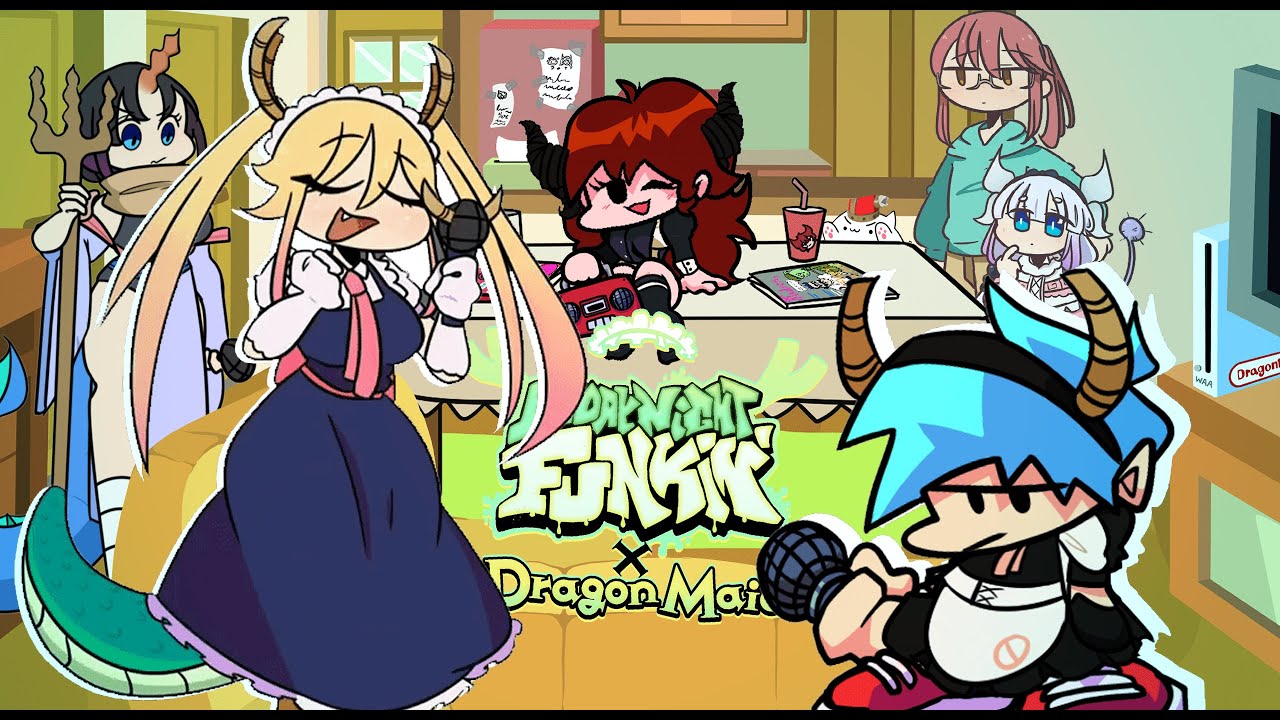 FNF MOD: FNF X Dragon Maid (DEMO) - YouTube