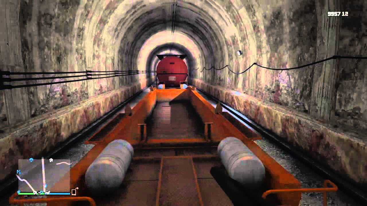 GTA V Base Jump Off Train - YouTube