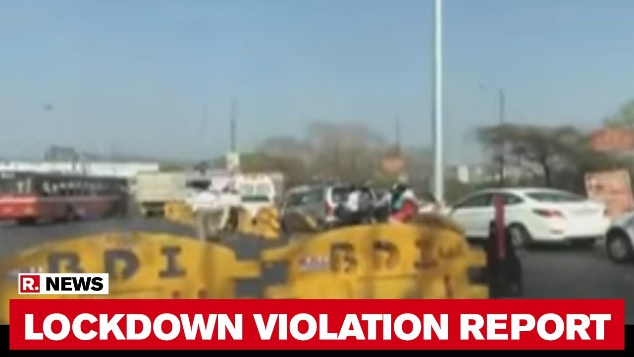 Lockdown Violation: Police Check Travellers At Vashi Bridge In Mumbai | Republic TV Report - YouTube