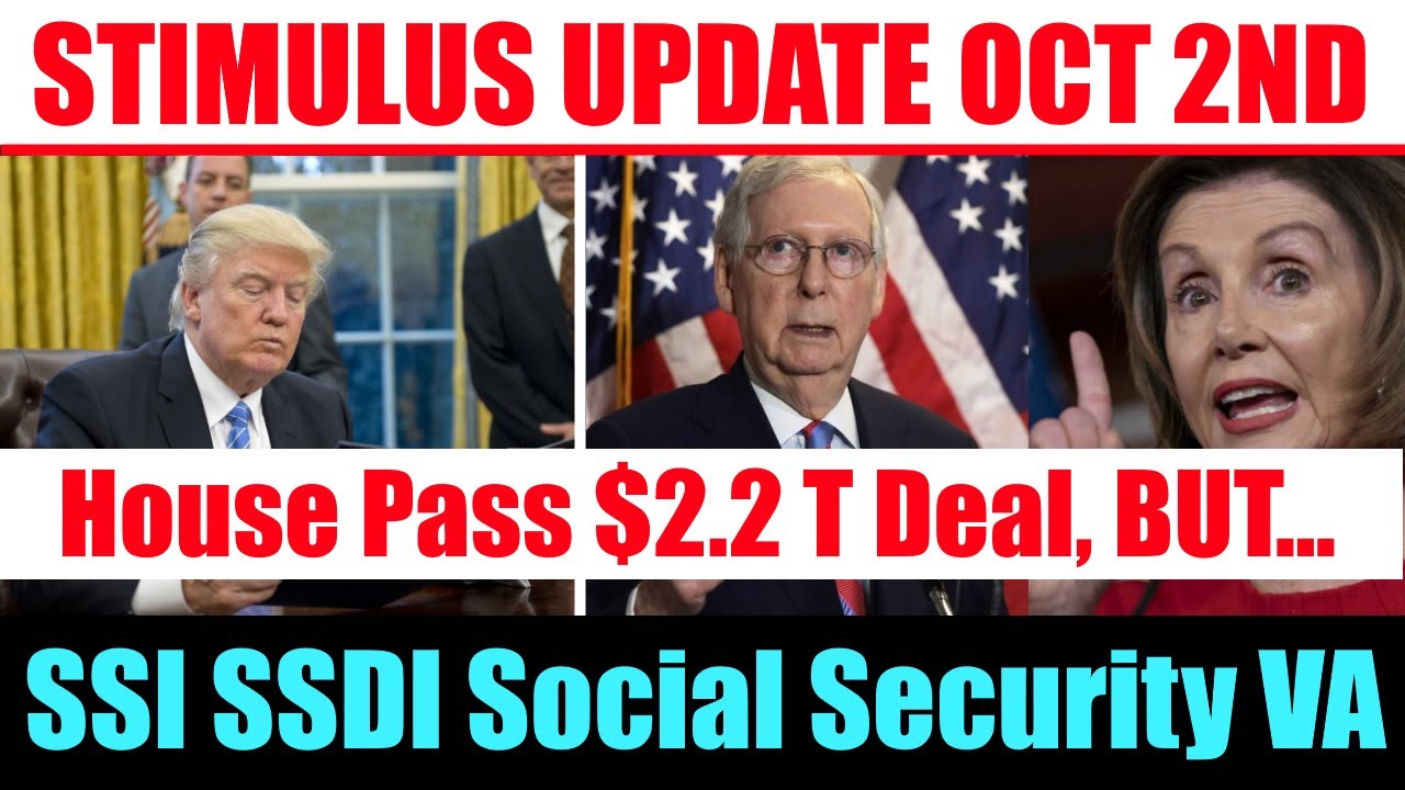 Stimulus Check Update | SSI SSDI Social Security VA | Second Stimulus ...