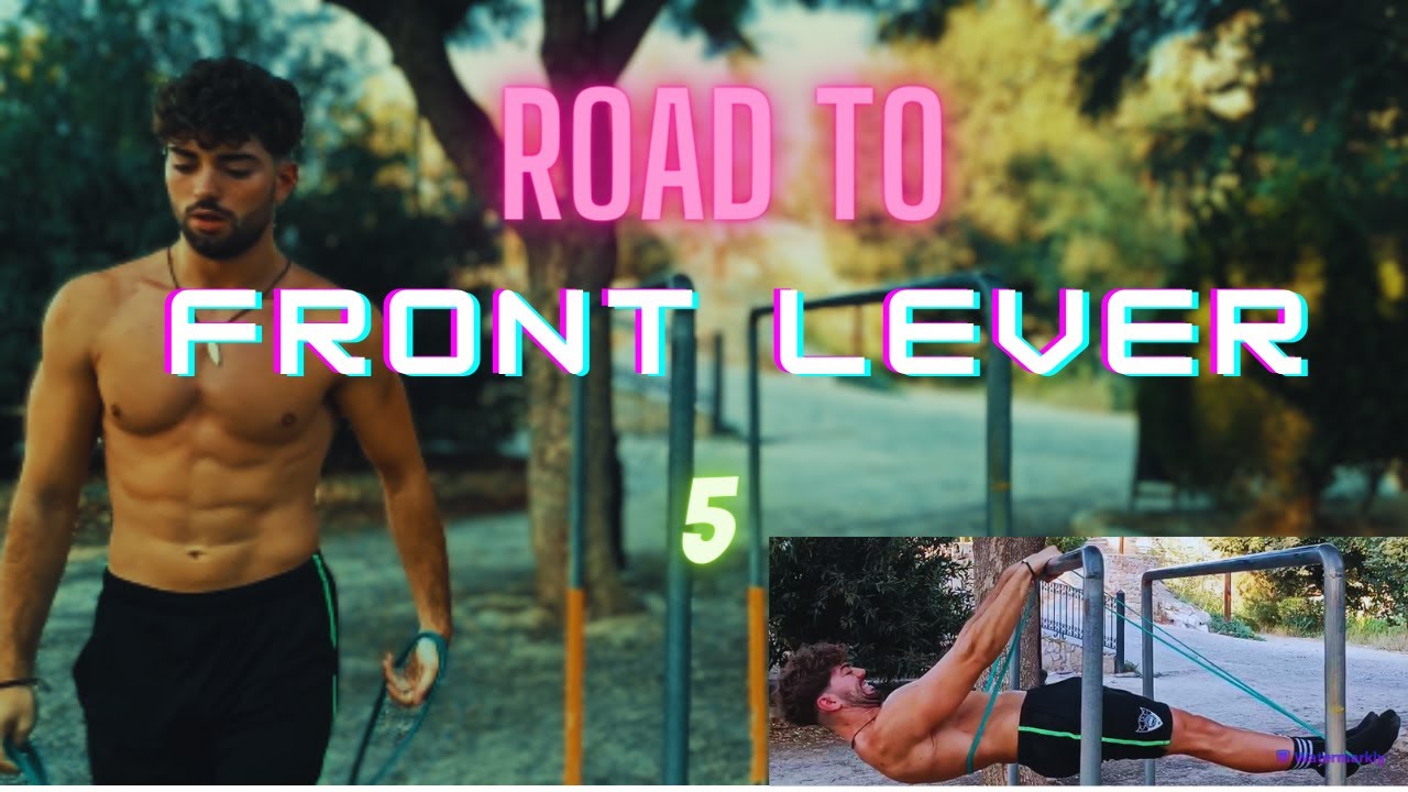 FRONT LEVER PARTE 5 - YouTube