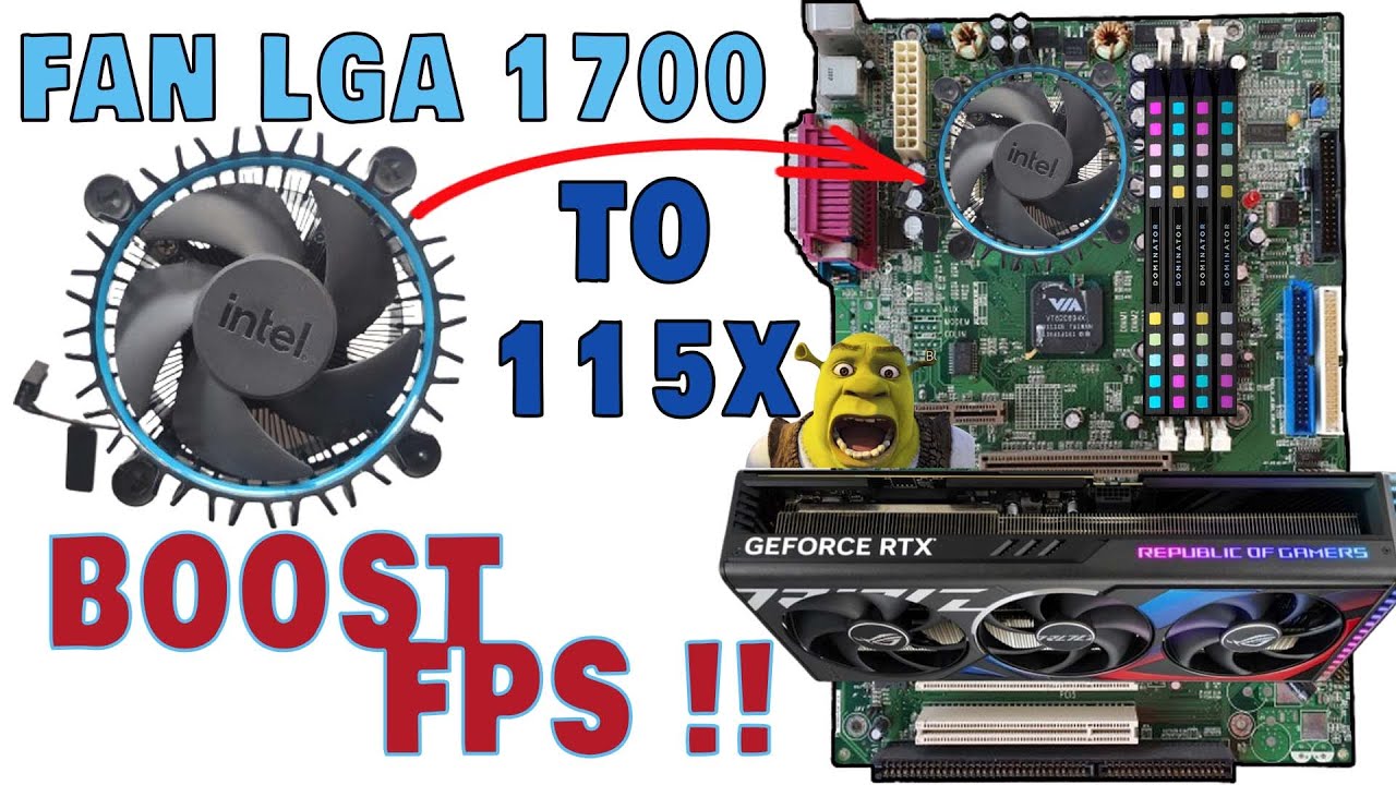 CARA PASANG FAN LGA 1700 KE SOKET 115X | HOW TO INSTALL LGA 1700 FAN ...
