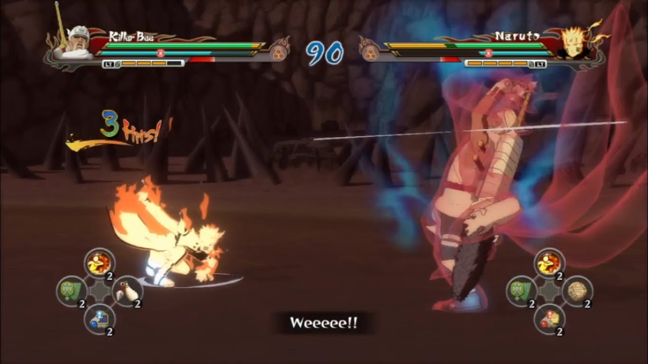 Killer Bee VS Naruto (hardest AI) - naruto shipuden ultimate ninja ...
