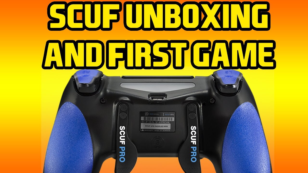 New PS4 Scuf Controller Unboxing & Game Play!!!! - YouTube