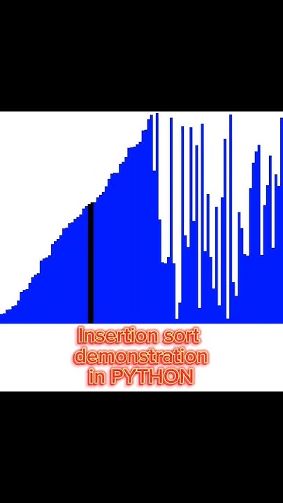 Insertion Sort In Python 🐝 - Youtube