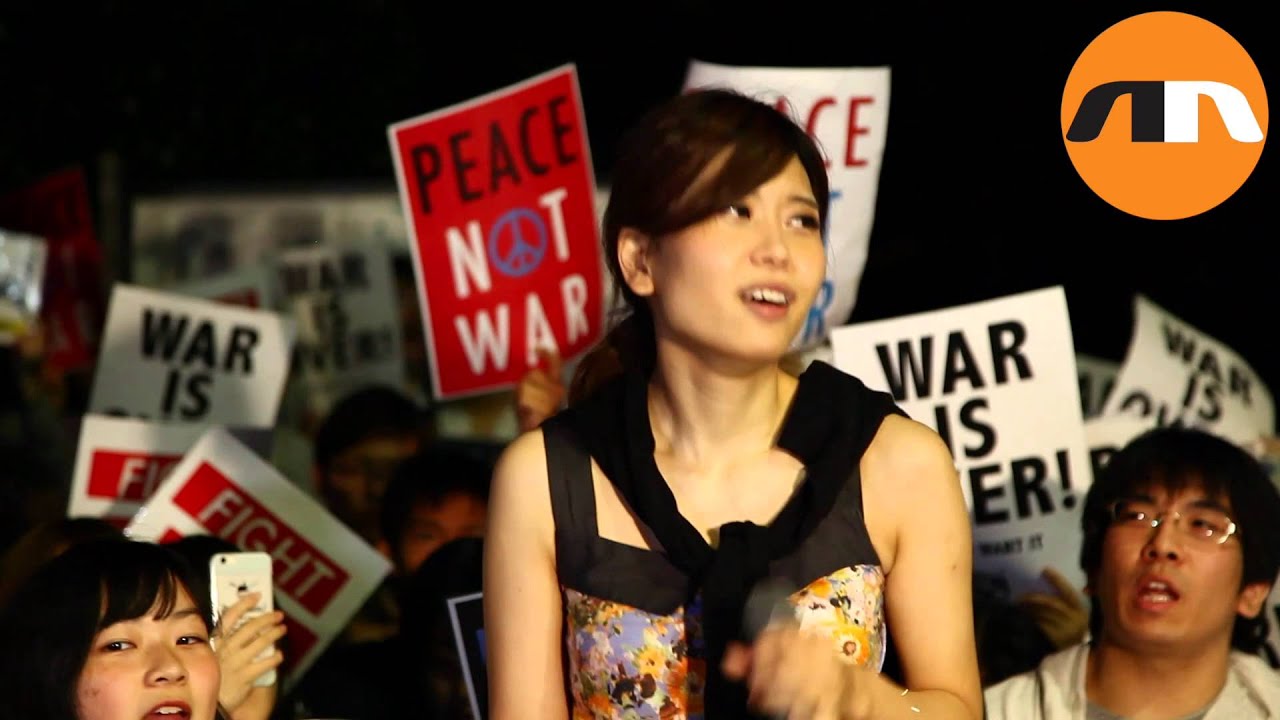 Japanese Teenage Activists Protest Against Revising Pacifist Article 9 ...